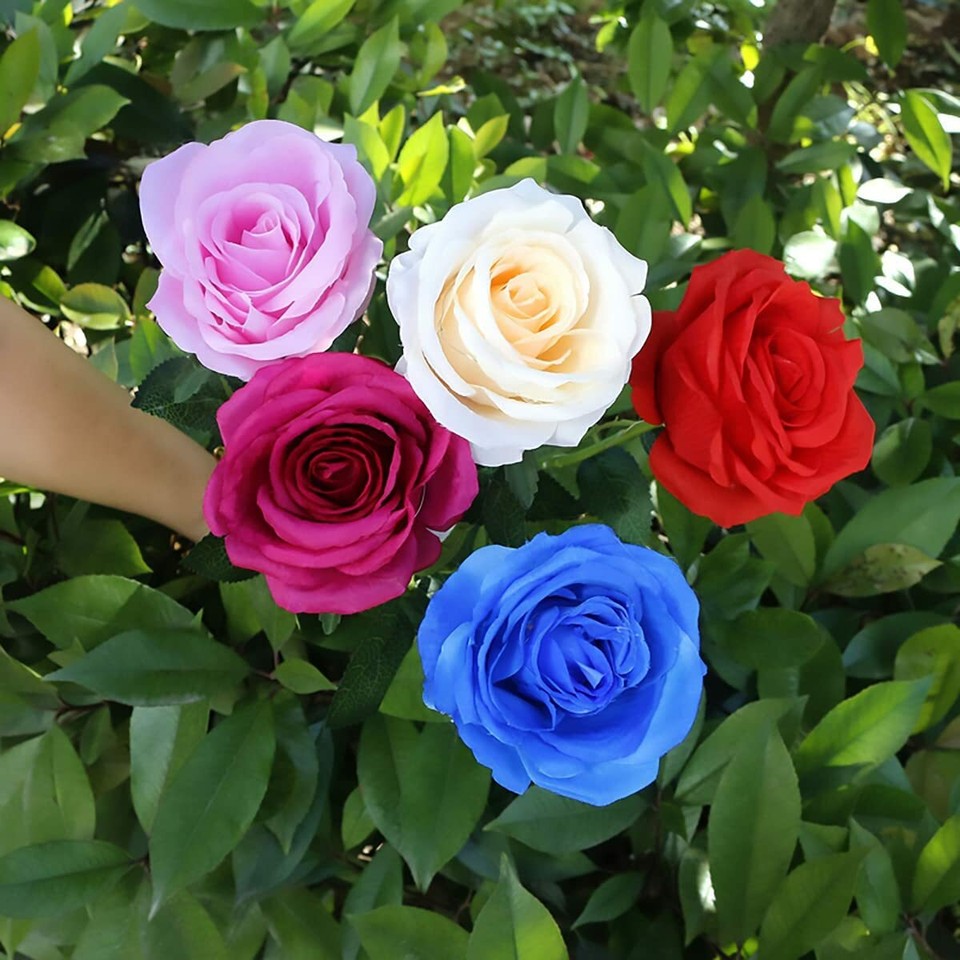 Eternal Rose Flower LED Enchanted Light up Rose LED Light Valentine's ...