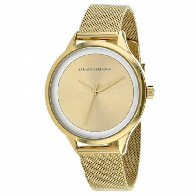 Armani Exchange Women's AX5601 Classic Quartz Gold Tone Dial Watch for ...