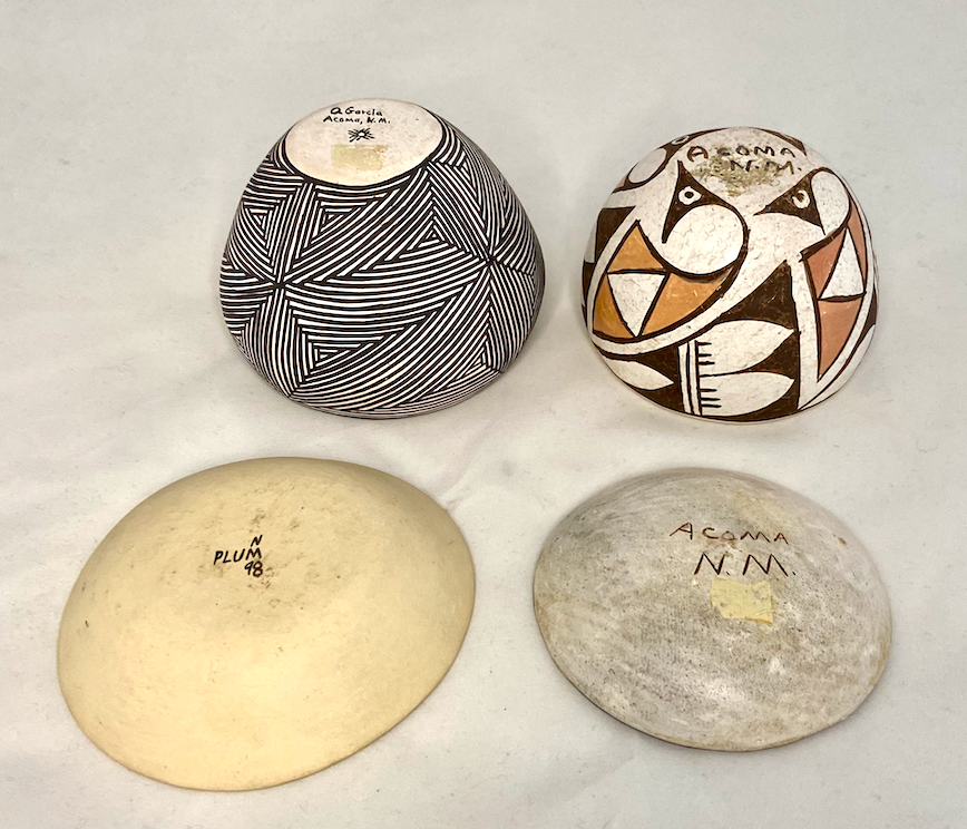 Four Vintage Acoma Pueblo Pots | eBay