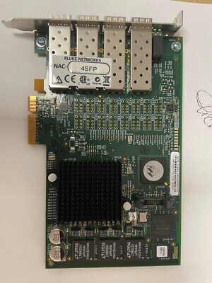 FLUKE Networks SNIDELY-4004 NAC-4SFP quad Port Card | eBay