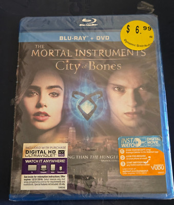 The Mortal Instruments: City of Bones Blu-Ray + DVD SEALED NEW Free ...
