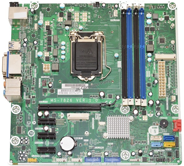 HP Kaili Intel Desktop Motherboard S115x Ms-7826 698749-001 698749001 ...