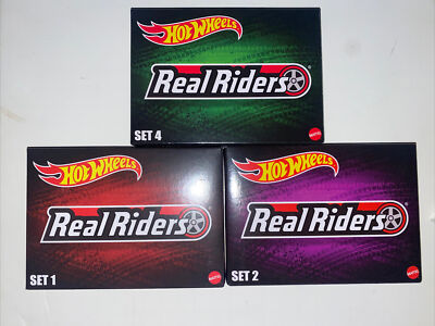 hot wheels rlc real riders wheels pack set 1 - 2 & 4 | eBay