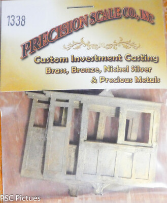 Precision Scale On3 #1338 Cab Sides, for Cabs B,C,E, C-16, On3 (Brass ...