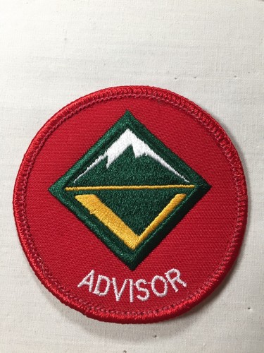 Venturing Advisor red plastic back BSA Position Patch | eBay