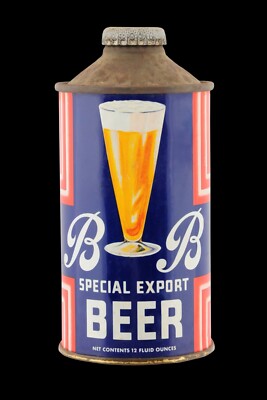 BB Beer Can of San Francisco DIECUT Sign 18" Tall USA STEEL 3 lbs. | eBay