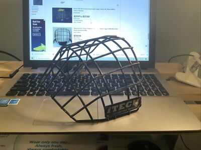 ITECH Black RBE III Junior Ice Hockey Facemask Cage Mask Small Z262.2 ...