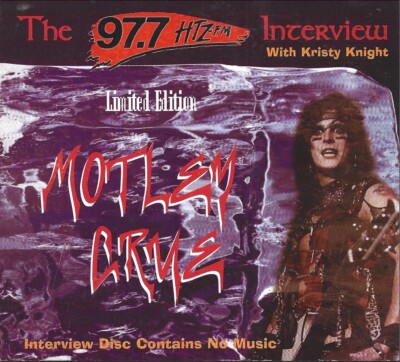 Mötley Crüe 97.7 HTZ FM Interview W/ Kristy Knight CD 54421801425| eBay