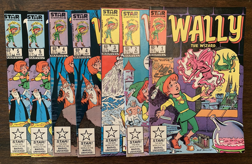 Wally The Wizard Set #1-5 VF Star Comics Run Lot Marvel Universe #1 ...