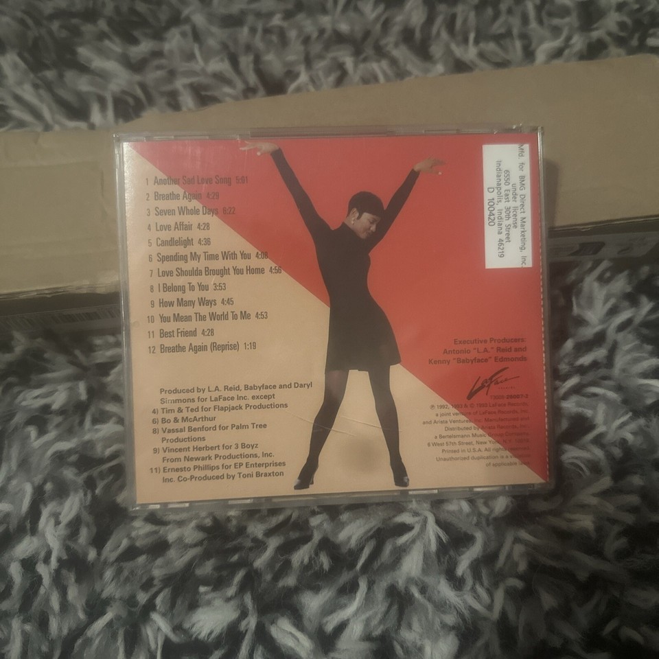 Toni Braxton by Toni Braxton (CD, Jul-1993, LaFace) 730082600729 | eBay