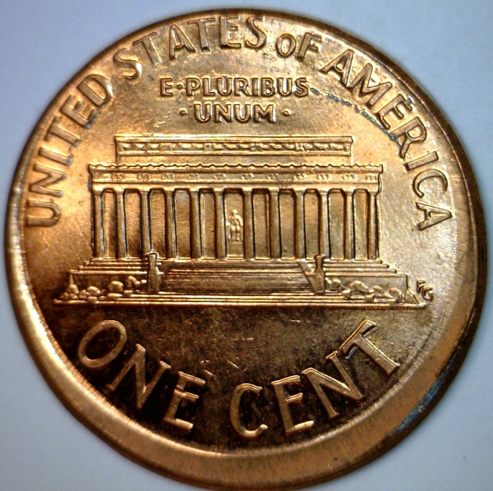 2001 ERROR OFF CENTER Lincoln Cent NICE BU + RED O/C Coin FREE SHIP | eBay