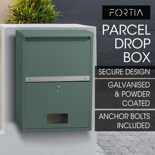 FORTIA Wall Mounted Parcel Post Box Letterbox Package Mailbox Letter ...