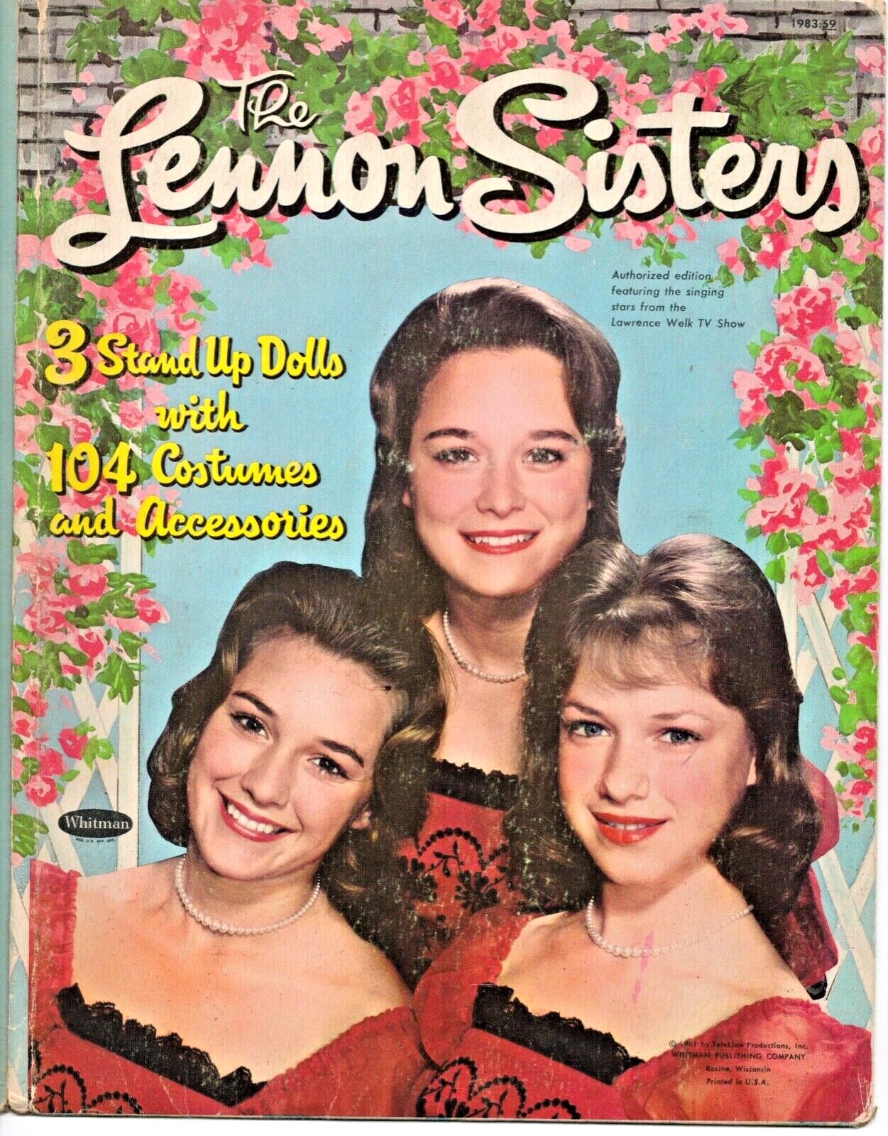 VINTGE 1961 LENNON SISTERS PAPER DOLL ~WHITMAN RARE CUTE~ UNCUT LASR ...