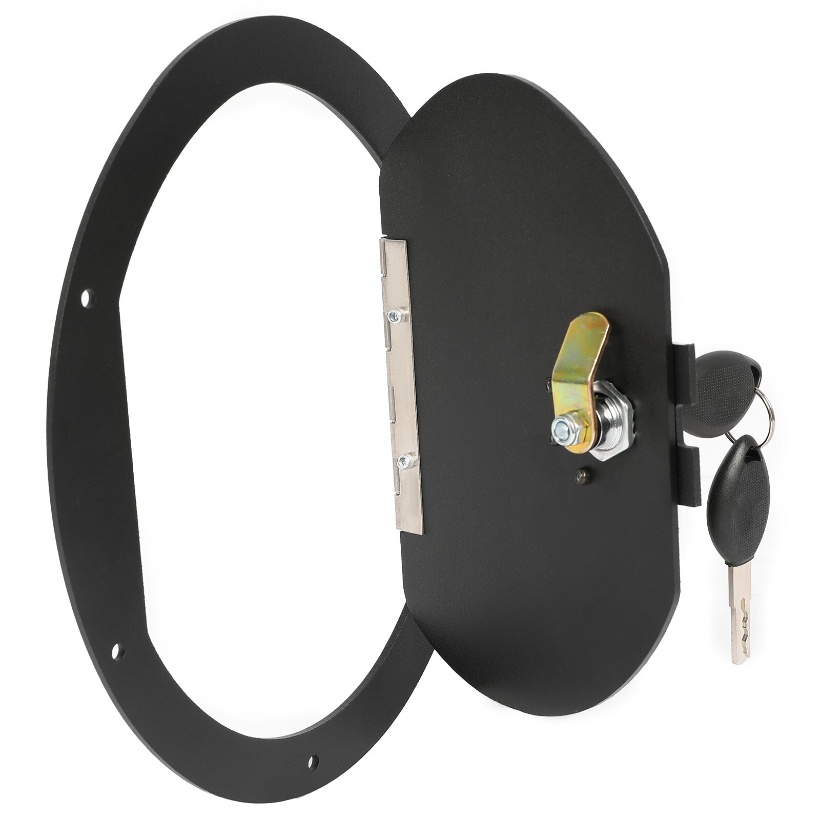 HECASA Black Powder Coated Locking Fuel Door Fit HMMWV Any Model ...