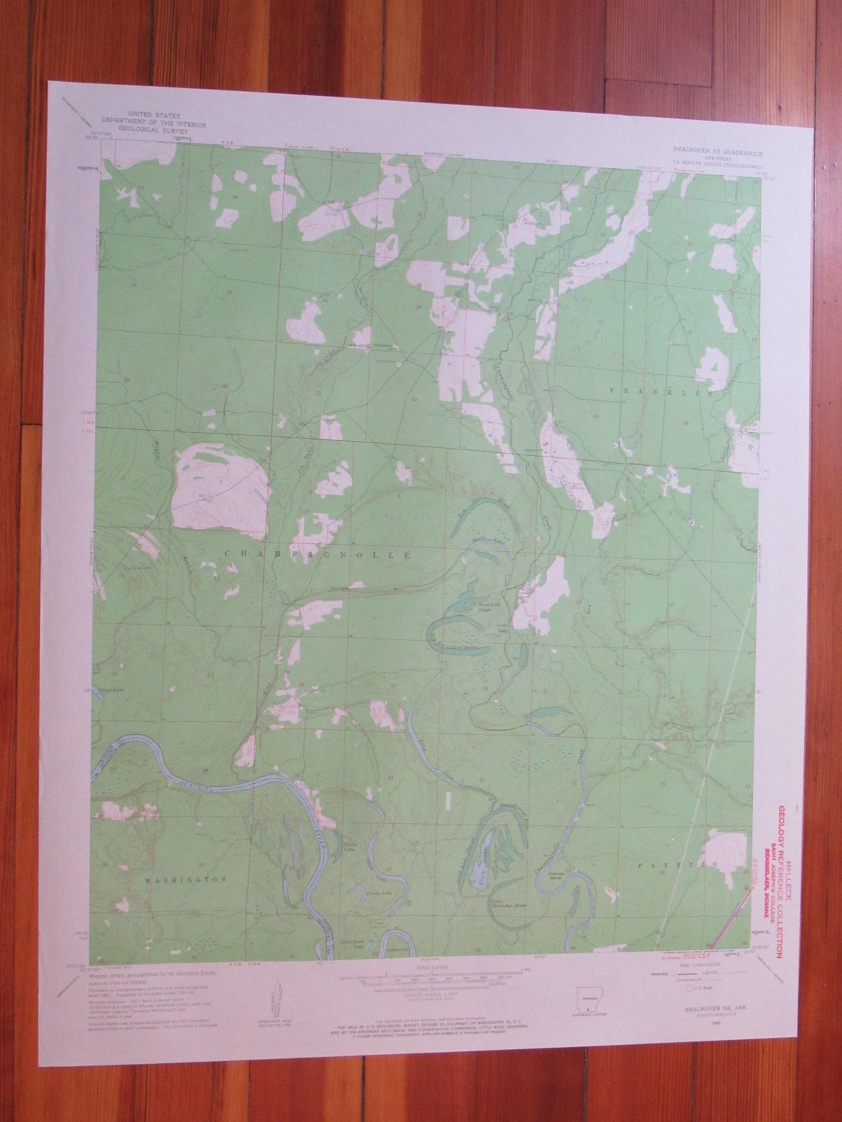 Smackover NE Arkansas 1963 Original Vintage USGS Topo Map | eBay