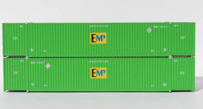 Jacksonville Terminal Company ~ centered ~ EMP ~ 53' Cube Containers ...