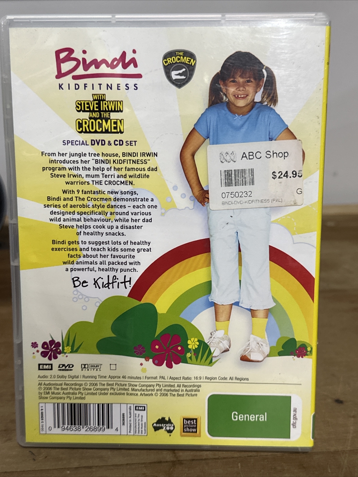 Bindi Kidfitness With Steve Irwin And The Crocmen DVD Free Post Region ...
