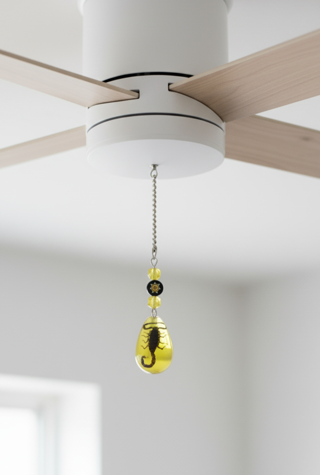 Scorpion in Resin Ceiling Fan Pull: Insect collector Decor | eBay