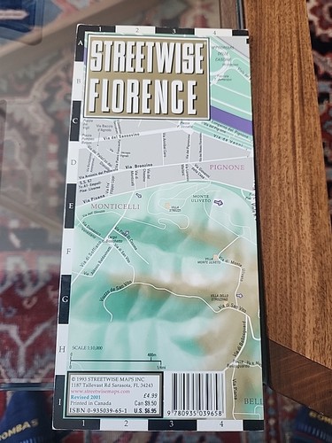 Streetwise Florence Map - Laminated City Street Map of Florence, Italy ...