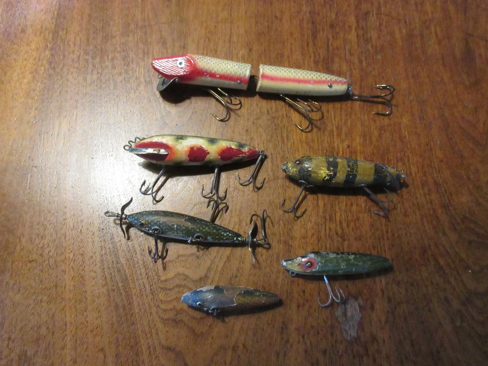 Vintage Lot of 6 Heddon Warriors 150 100 Vamp Crab Wiggler 1600 | eBay