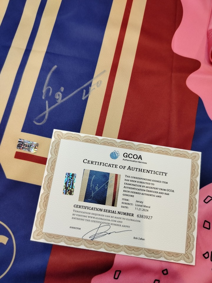 Lionel Messi #10 Career Tribute Signed Jersey with Certificate GCOA | eBay