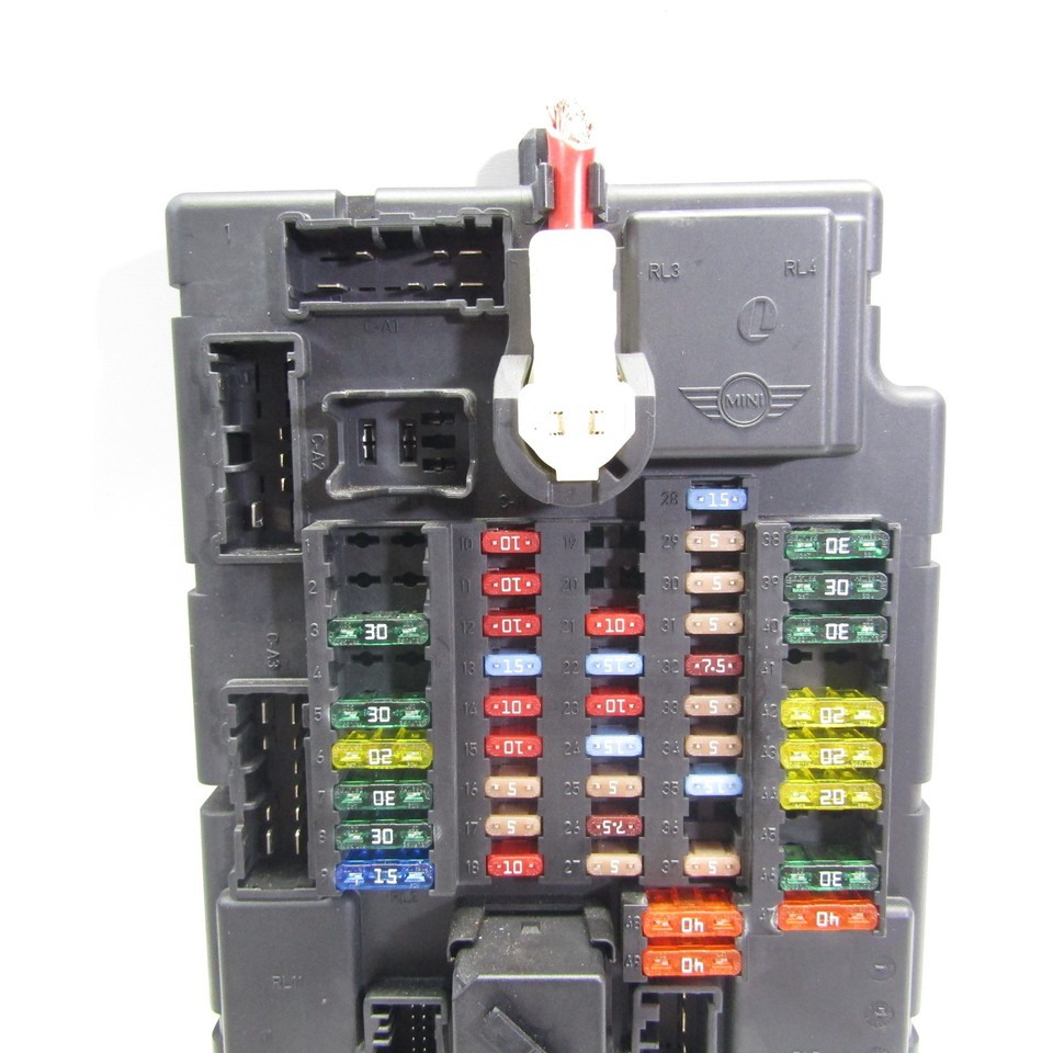 2007-2014 Mini Cooper R56 Front SAM Fuse Box Relay Fuses Relays 6135 ...
