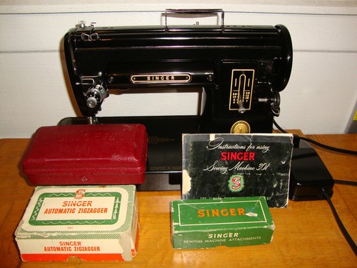 Vintage Singer Sewing Machine Model 301A, serviced | eBay