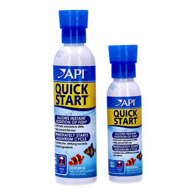API QUICK START 118ML 237ML FISH TANK AQUARIUM WATER CONDITIONER BACTERIA | eBay UK