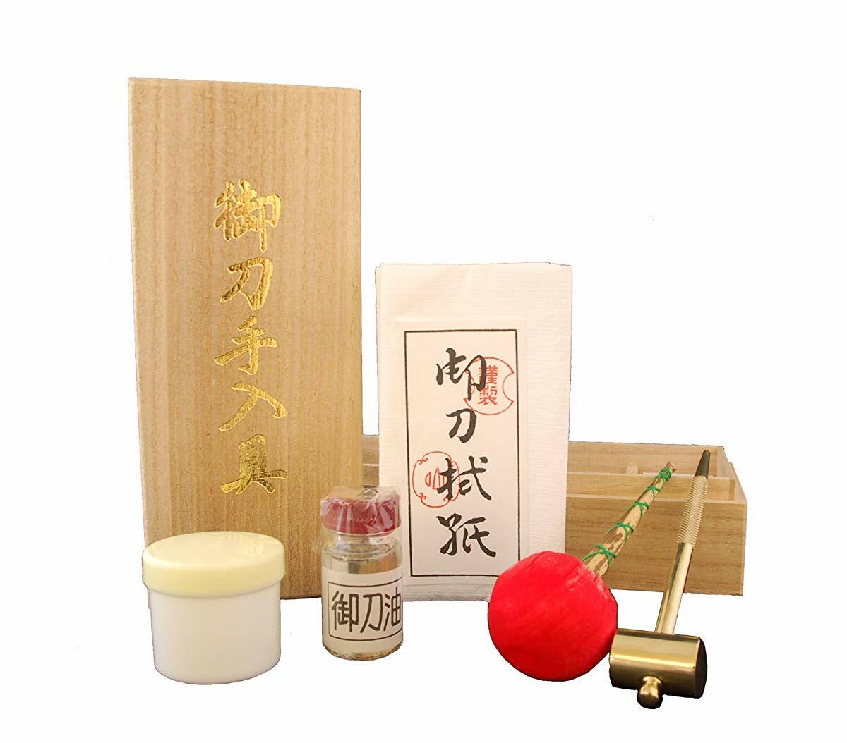 JAPANESE Katana Sword Maintenance Cleaning Tool Kit Set JAPAN | eBay
