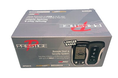 Prestige APS997Z 2-Way LCD Remote Start & Alarm System 1 MILE , Web ...
