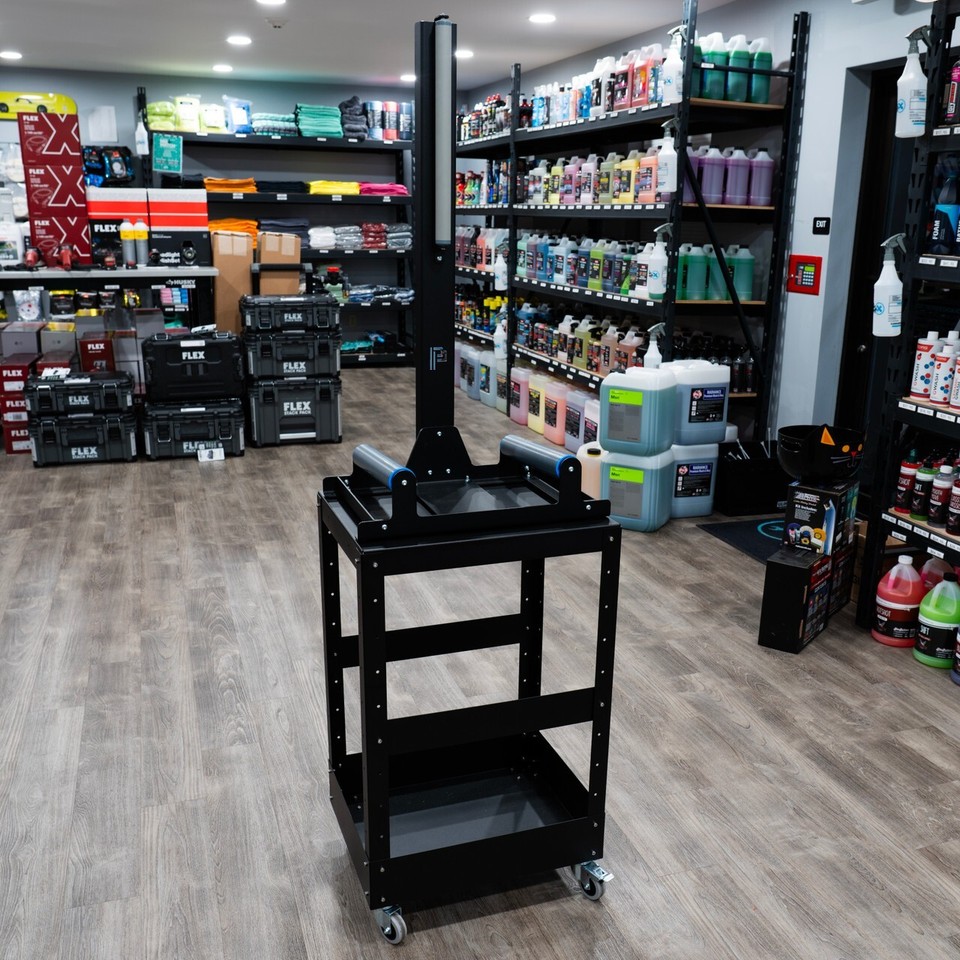 Poka Premium Detailing Wheel Stand and Cart Combo | Complete Wheel ...