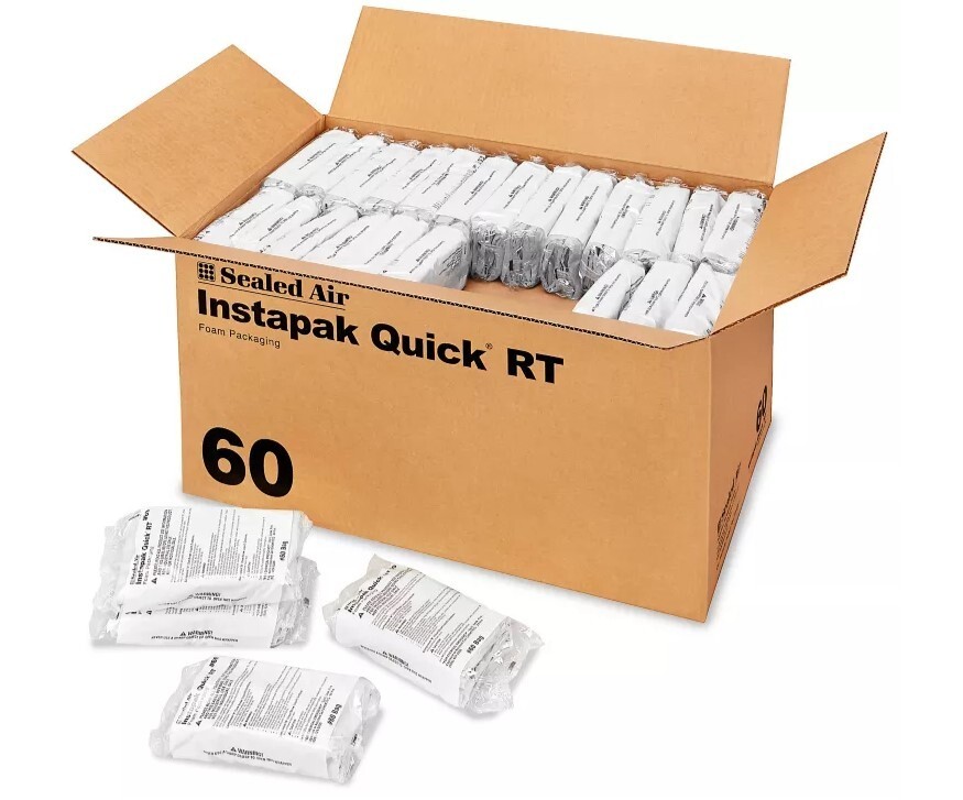 Instapak Quick RT #60 Sealed Air 30 bags 18 x 24 No Warmer Needed ...