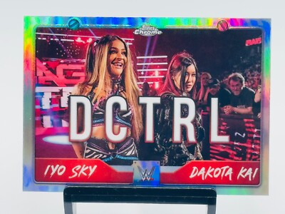 2025 WWE Topps Chrome DCTRL (DAMAGE CONTROL) Tag Team REFRACTOR | eBay