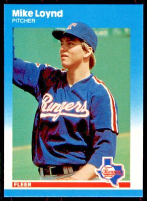 1987 Fleer Update #U-67 Mike Loynd Pitcher Texas Rangers FREE shipping ...