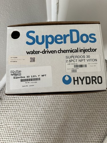 DOSMATIC SuperDos 30 2.5% Chemical Fertilizer Injector | eBay