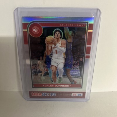 Jalen Johnson 2024-25 NBA Hoops Opti-Chrome Prizm #205 - Atlanta Hawks ...