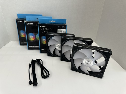 * Fans Only* Lian Li Uni Fan AL140 V2 140mm - Black (3-Pack) | eBay
