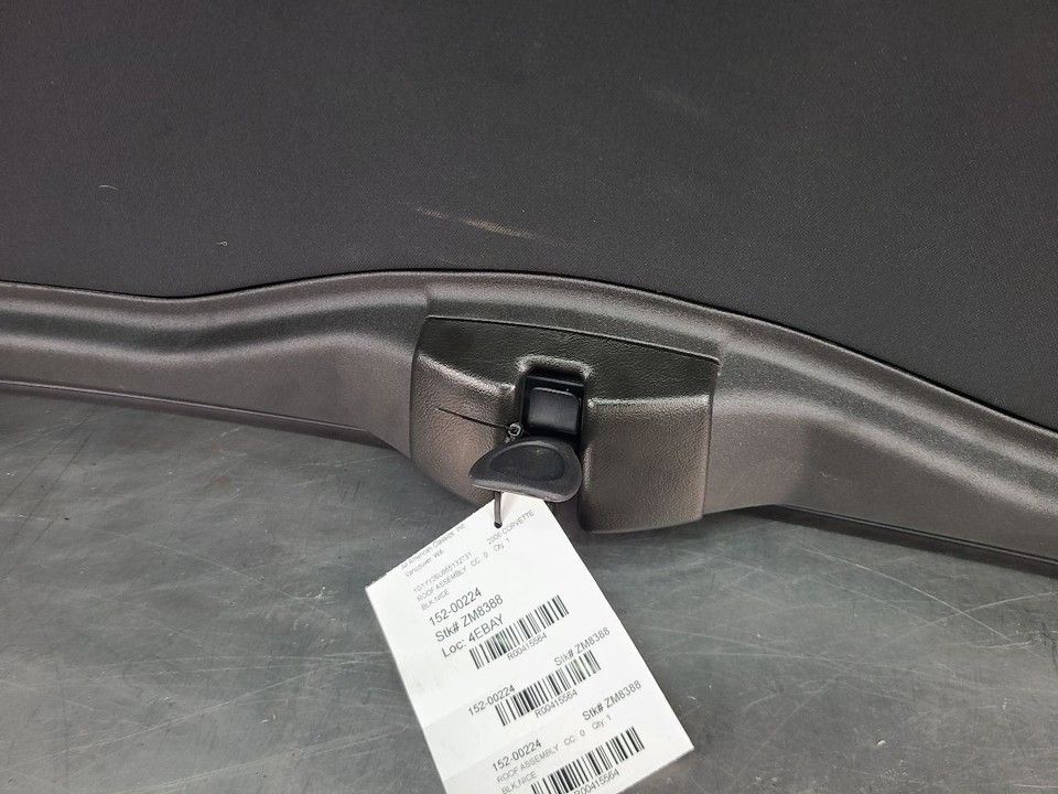 2005-13 C6 Corvette Targa Top Removable Roof Solid Painted Black - OEM ...