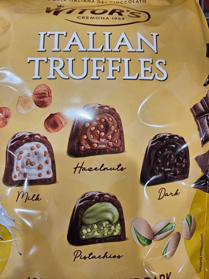 Witors Italian Truffles, Assorted Milk And Dark Chocolate Truffles With ...