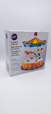 Wilton Carousel Cake Decorating Set Horses | eBay