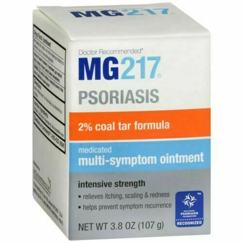MG217 3.8 oz Medicated Tar Ointment for Psoriasis Treatment Exp 11/2017 ...