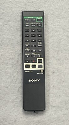 Sony Reciever Remote Control RM-U141 Tuner Phono TV Tape CD Tested | eBay