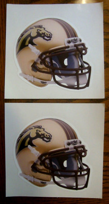 2 Western Michigan University Broncos Helmet Decal Stickers 5" | eBay
