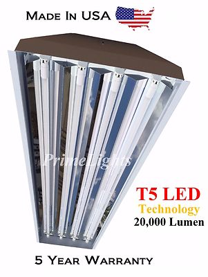 4 Bulb Lamp T5 LED High Bay Light 120 WATTS BRIGHTER THAN T5 HO HIGH ...