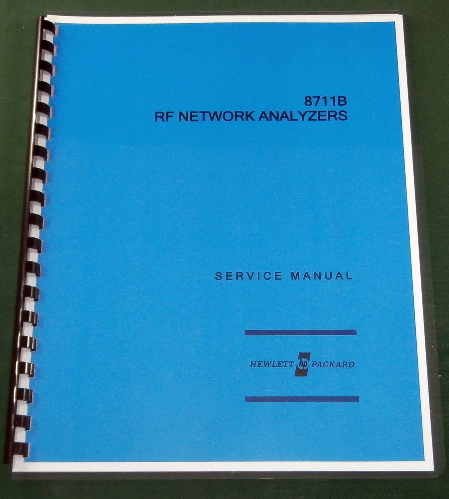 HP 8711B Service Guide: Comb Bound & Protective Covers | eBay