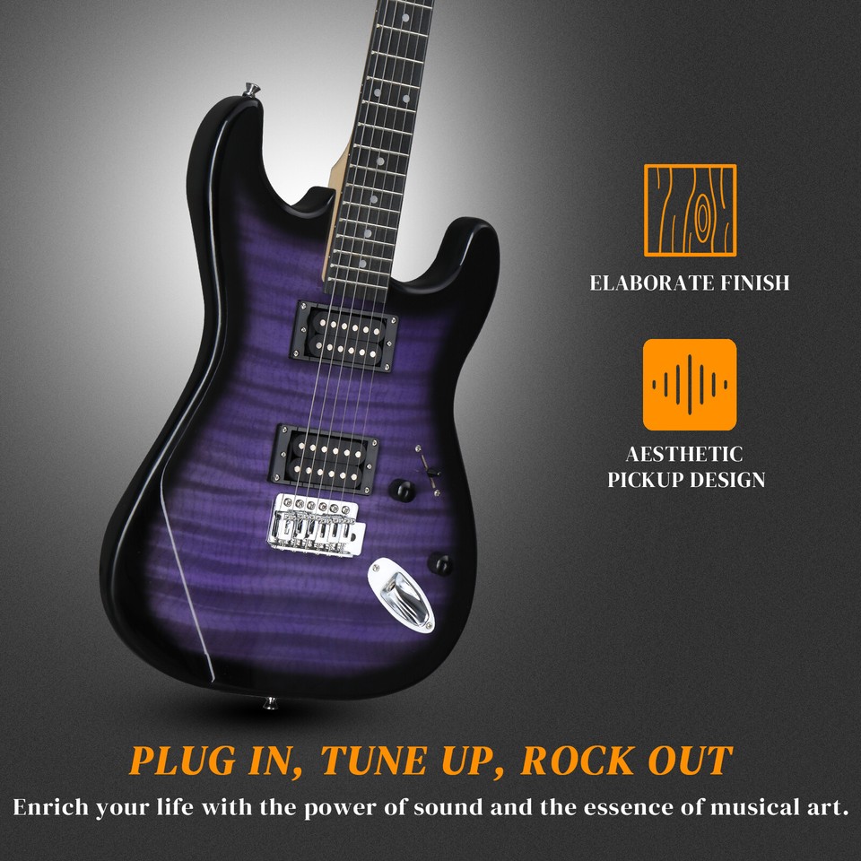 Ktaxon 39in KST Electric Guitar HSH Pickups School Band With 20W Amp | eBay