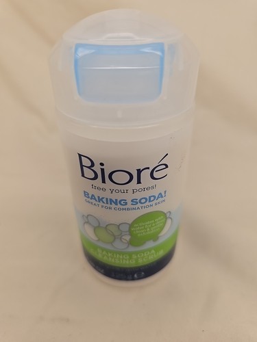 Biore Baking Soda Cleansing Powder Scrub Face Pore Cleanser 4.4oz ...
