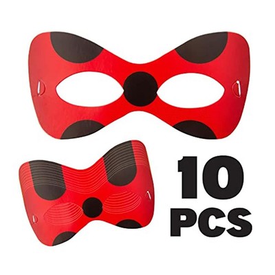 Miraculous Ladybug 10 Character Masks Favors Gifts Supplies Mighty Mojo ...