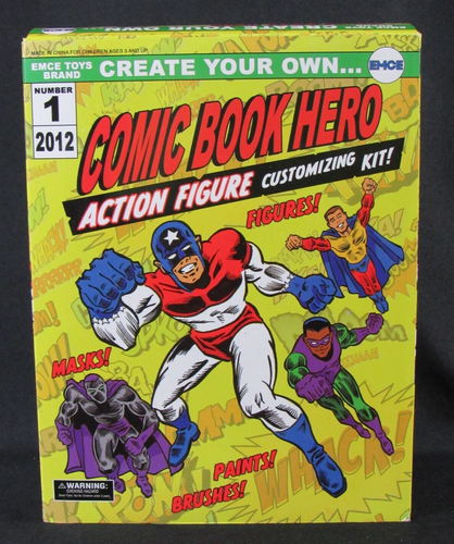 Emce Toys Create Your Own Comic Book Hero Action Figure Kit FM790 | eBay