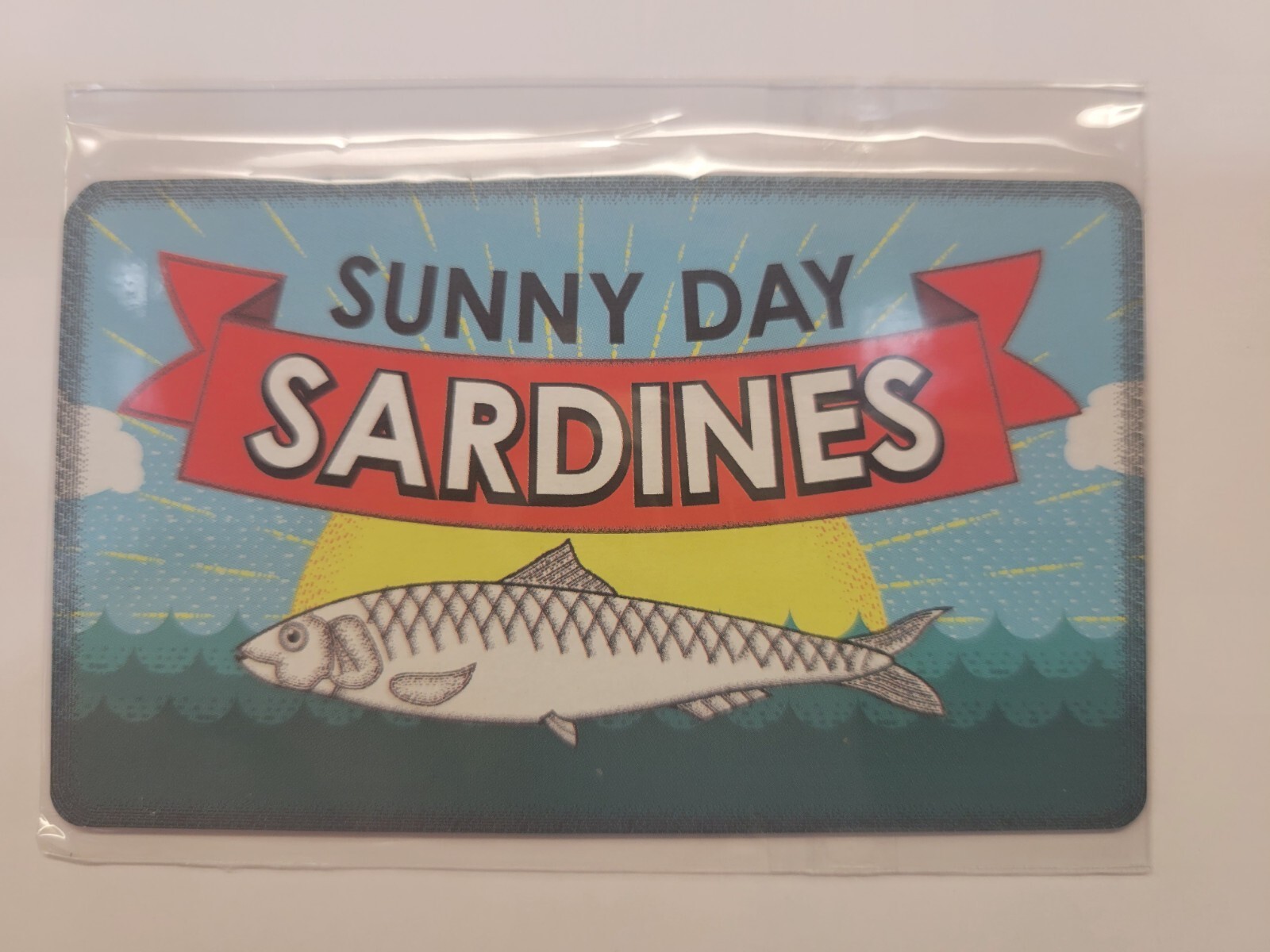 Sunny Day Sardines Board Game Wildfish Dice Tower Promo Card | eBay